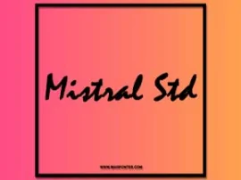 Mistral Std Font: Free Download | MaisFontes