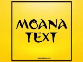 Moana Text: Baixar Fonte Grátis | MaisFontes