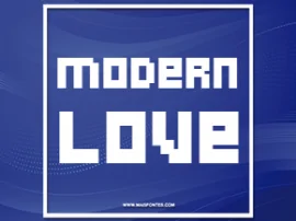 Modern Love: Free Font Download | MaisFontes