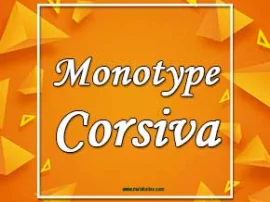 Monotype Corsiva: Download Free Font | MaisFontes