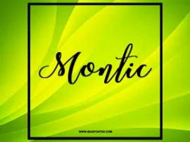 Montic: Free Font Download | MaisFontes