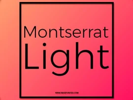 Montserrat Light: Descargar Fuente Gratis | MaisFontes