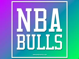 NBA Bulls Font: Free Download | MaisFontes