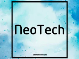 NeoTech: Free Font Download | MaisFontes