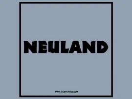 Neuland: Free Font Download | MaisFontes