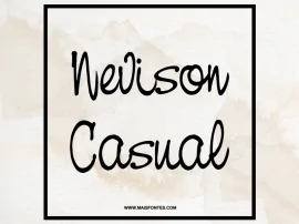 Nevison Casual：免费字体下载 | MaisFontes