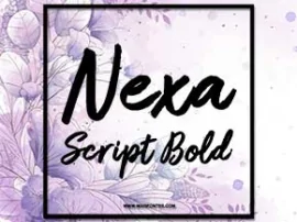 Nexa Script Bold Font: Free Download | MaisFontes