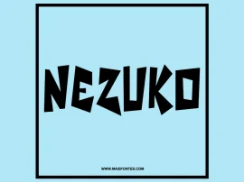 Nezuko Font: Free Download | MaisFontes