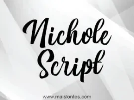 Nichole Script: Free Font Download | MaisFontes