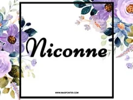 Niconne: Free Font Download | MaisFontes