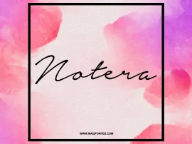 Notera: Free Font Download | MaisFontes