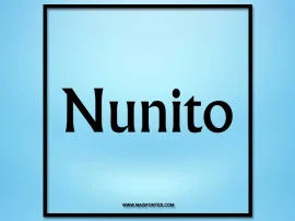Nunito Regular Font: Free Download | MaisFontes