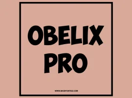 Obelix Pro Font: Free Download | MaisFontes