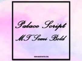 Palace Script MT SemiBold: Free Font Download | MaisFontes