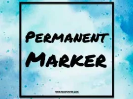 Permanent Marker: Free Font Download | MaisFontes