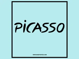 Picasso: Free Font Download | MaisFontes