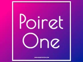 Poiret One Font: Free Download | MaisFontes