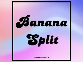 PT Banana Split: Free Font Download | MaisFontes