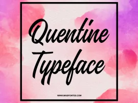 Quentine Typeface: Free Font Download | MaisFontes