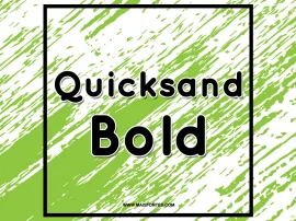 Quicksand Bold: Free Font Download | MaisFontes
