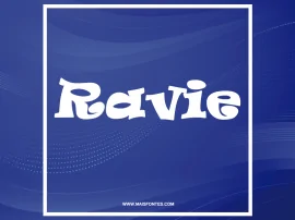 Ravie Font: Free Download | MaisFontes