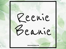 Reenie Beanie: Free Font Download | MaisFontes