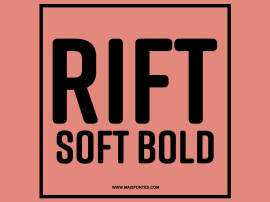 Rift Soft Bold Font: Free Download | MaisFontes