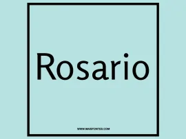 Rosario: Free Font Download | MaisFontes