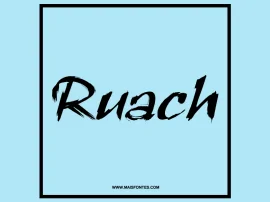 Ruach Std: Download Free Font | MaisFontes