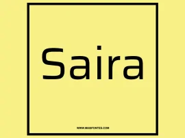 Saira Regular Font: Free Download | MaisFontes