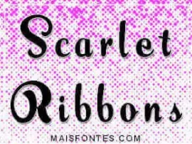Scarlet Ribbons: Free Font Download | MaisFontes