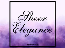 Sheer Elegance: Free Font Download | MaisFontes