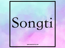 Songti SC Regular：免费字体下载 | MaisFontes