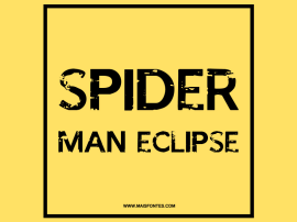 SPIDER MAN ECLIPSE: Free Font Download | MaisFontes