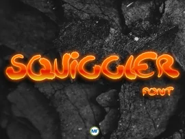 Squiggler: Free Font Download | MaisFontes