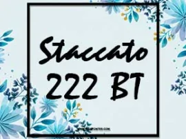 Staccato 222 BT: Free Font Download | MaisFontes