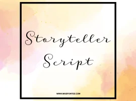 Storyteller Script: Free Font Download | MaisFontes