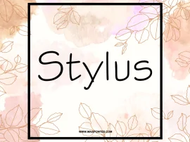 Stylus BT: Free Font Download | MaisFontes