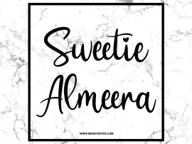 Sweetie Almeera Script: Free Font Download | MaisFontes