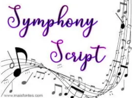 Symphony Script Regular: Free Font Download | MaisFontes