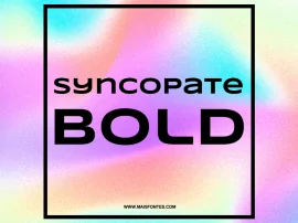 Syncopate Bold: Free Font Download | MaisFontes