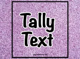 Tally Text Bold 1: Free Font Download | MaisFontes