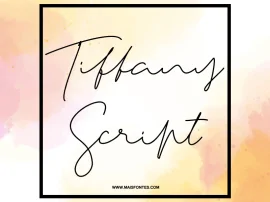 Tiffany Script: Free Font Download | MaisFontes