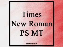 Times New Roman PS MT：免费字体下载 | MaisFontes
