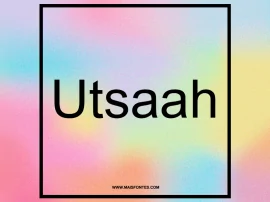 Utsaah: Download Free Font | MaisFontes