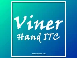 Viner Hand ITC: Baixar Fonte Grátis | MaisFontes
