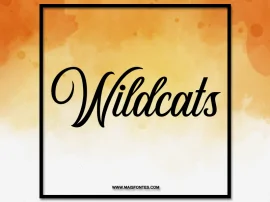 Wildcats: Free Font Download | MaisFontes