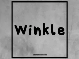 Winkle Regular: Free Font Download | MaisFontes