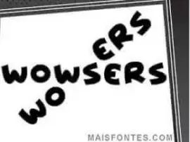 Wowsers: Free Font Download | MaisFontes