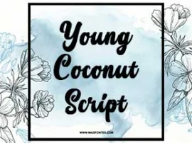Young Coconut Script: Free Font Download | MaisFontes